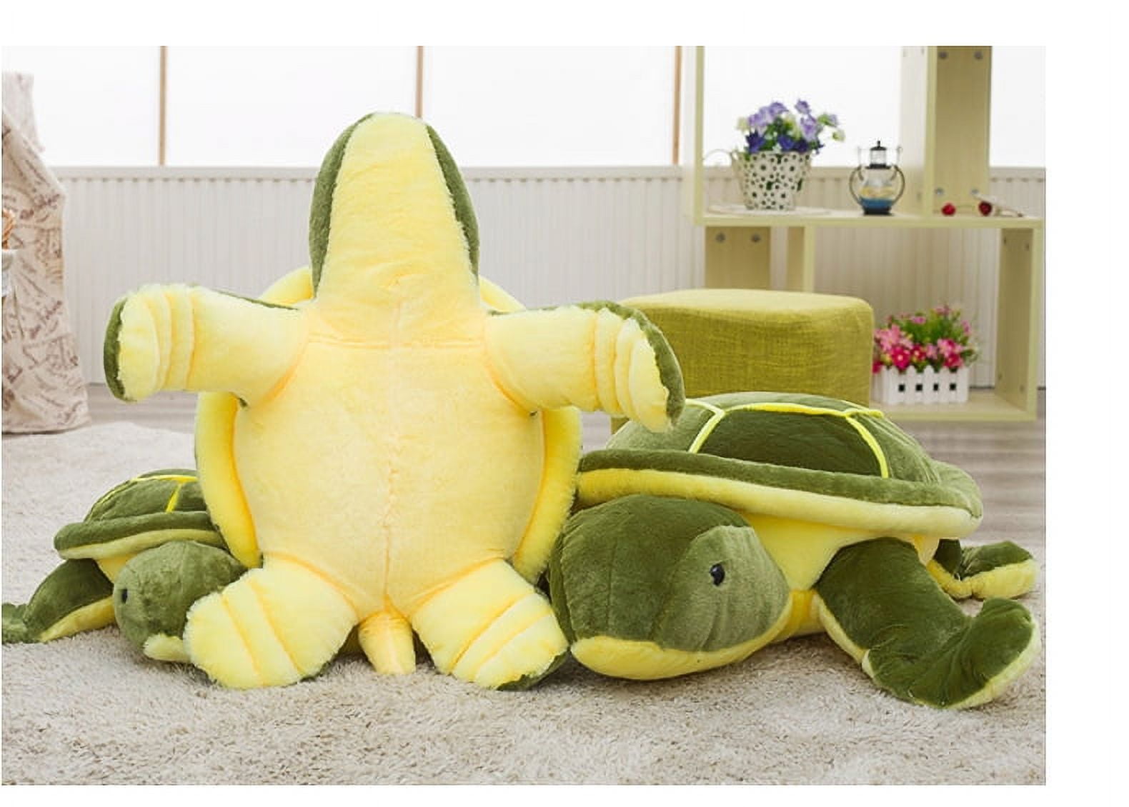 Kawaii Soft Toys Tortoise, Green Turtle Teddy Bear Stuff Toy Giant ...
