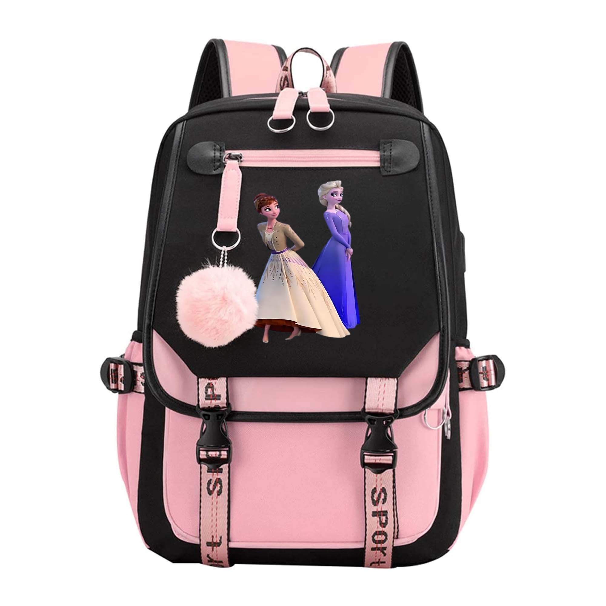 Kawaii Squid Gameh Backpack with Cute Accessories Casual Aesthetic ...