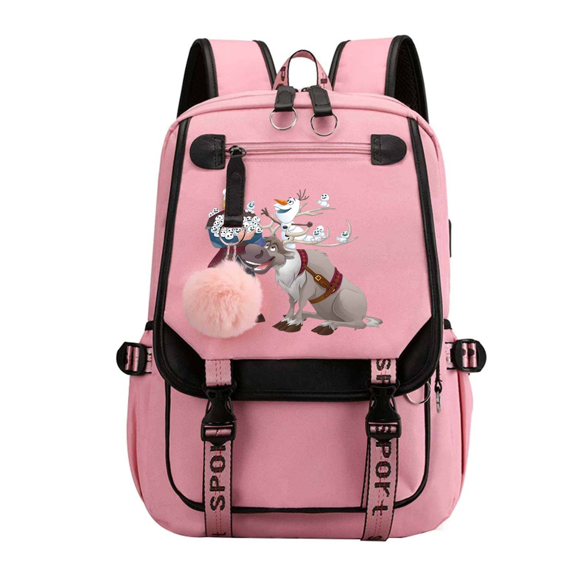 Kawaii Squid Gameh Backpack with Cute Accessories Casual Aesthetic ...
