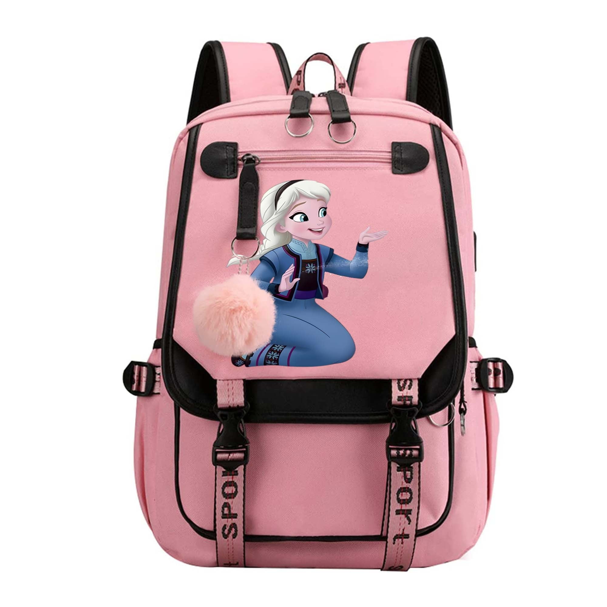 Kawaii Squid Gameh Backpack with Cute Accessories Casual Aesthetic ...