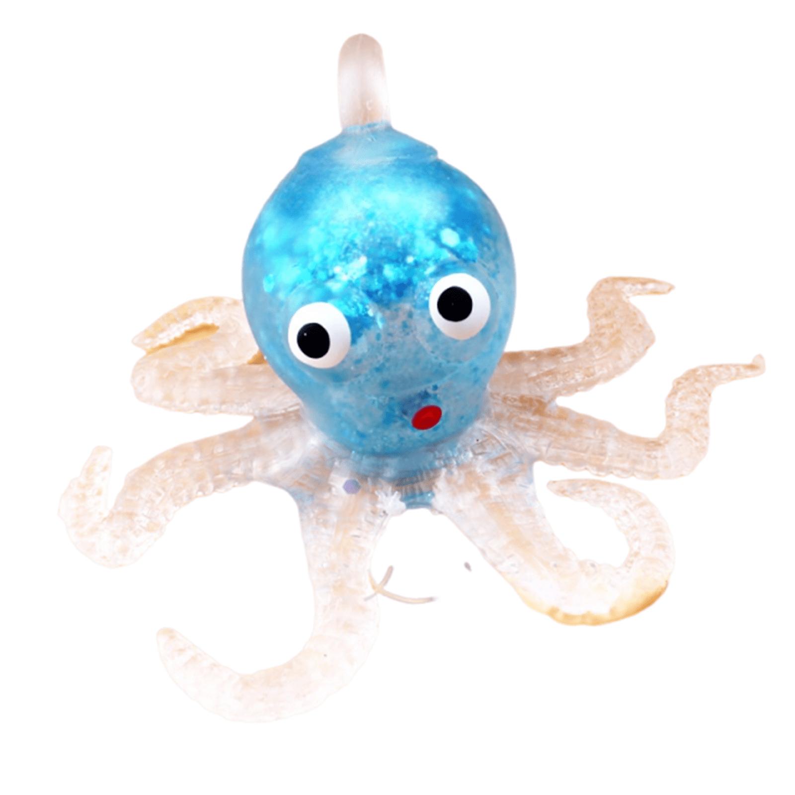 Kawaii Squishy Octopus Stress Ball Toy - Blue, Stress Relief Gifts for ...