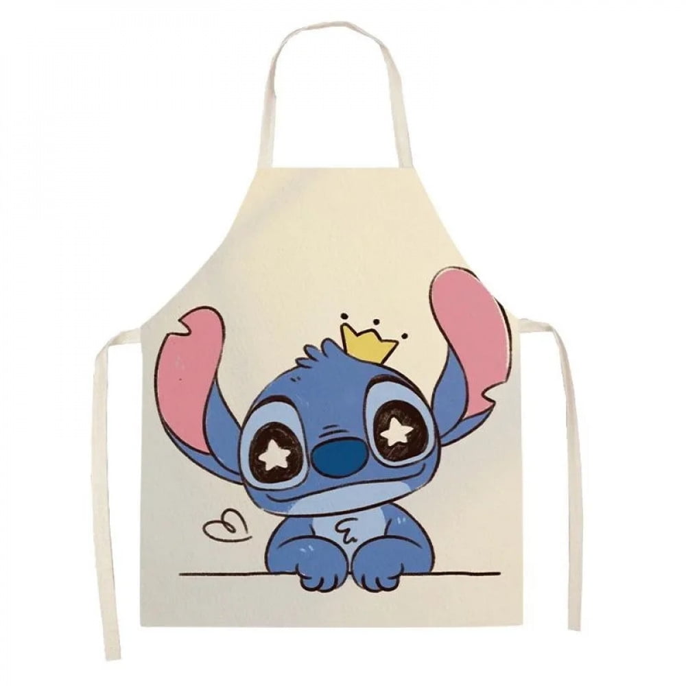 Kawaii Stitch apron cartoon Star Baby apron children's dining ...