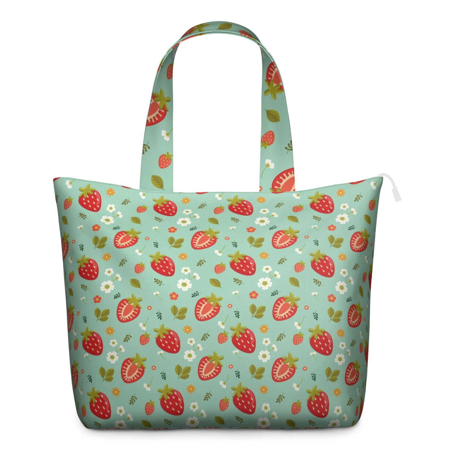 Kawaii Strawberry Weekender Bag - Large Capacity Carry-On Tote with ...