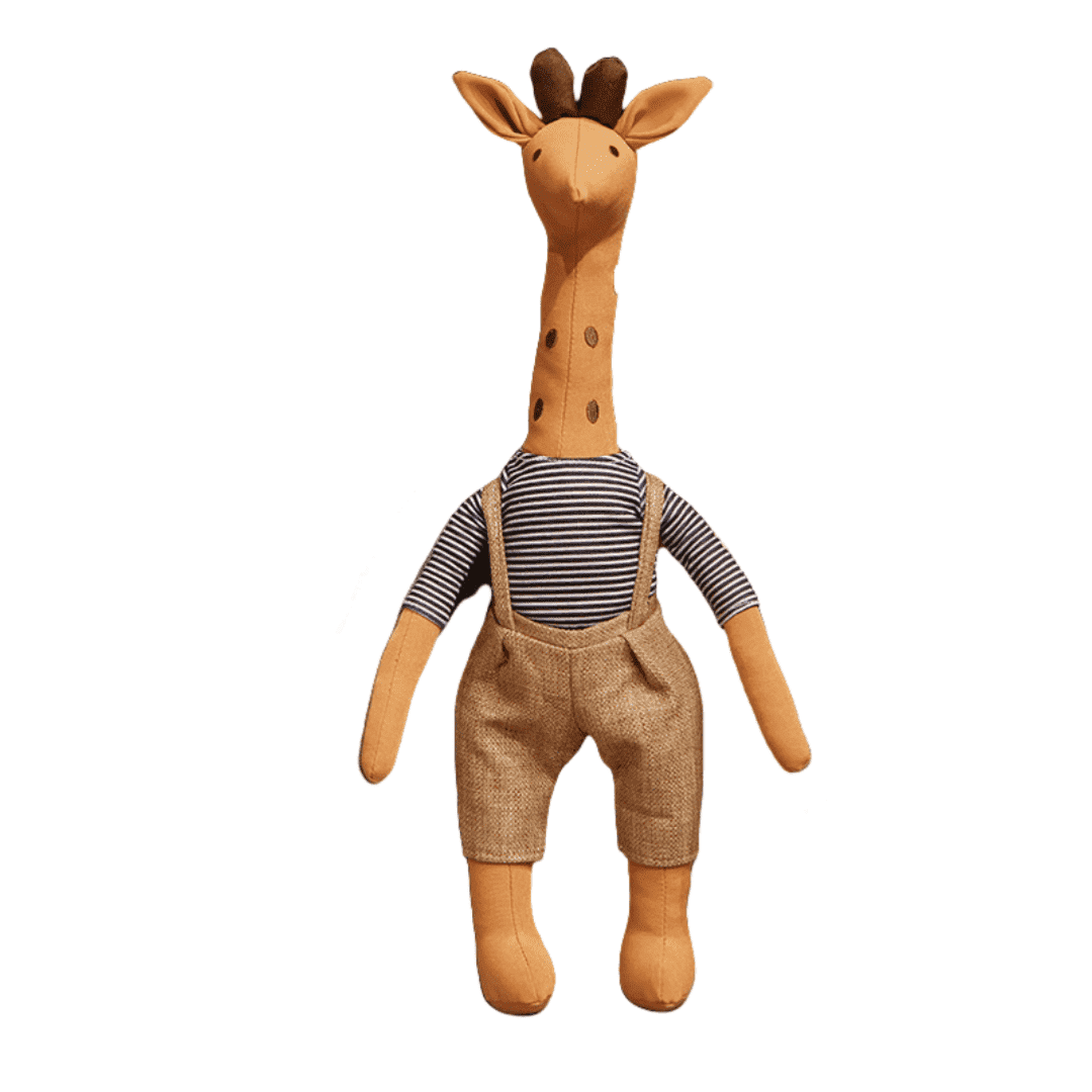 Kawaii Stuffed Animal Doll Cute Giraffe Plush Toy Children's Stuffed ...