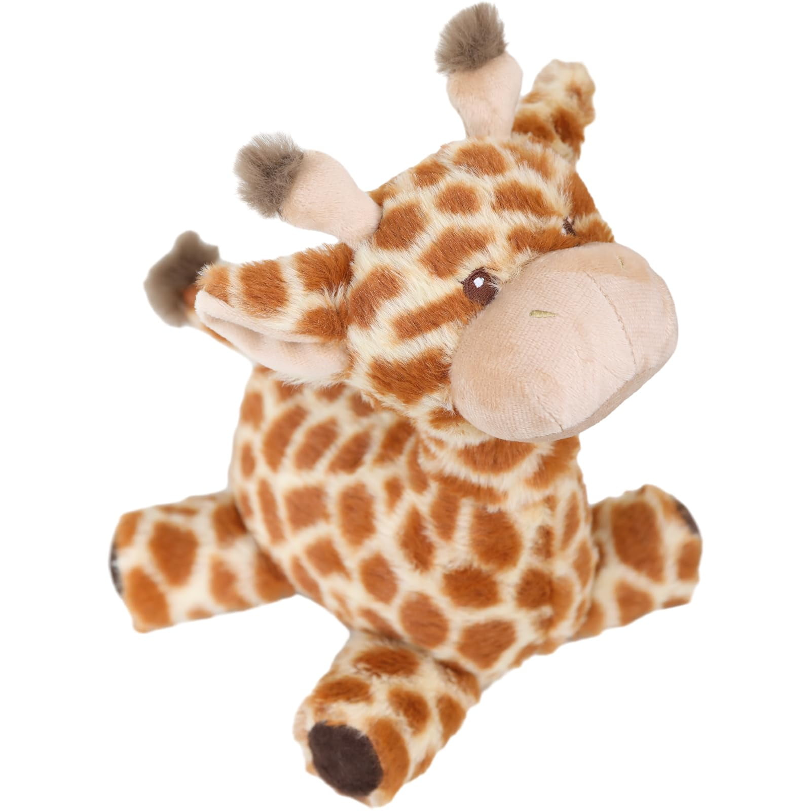 Kawaii Stuffed Giraffe Animal Fluffy Plush Toy Sitting Baby Giraffe ...