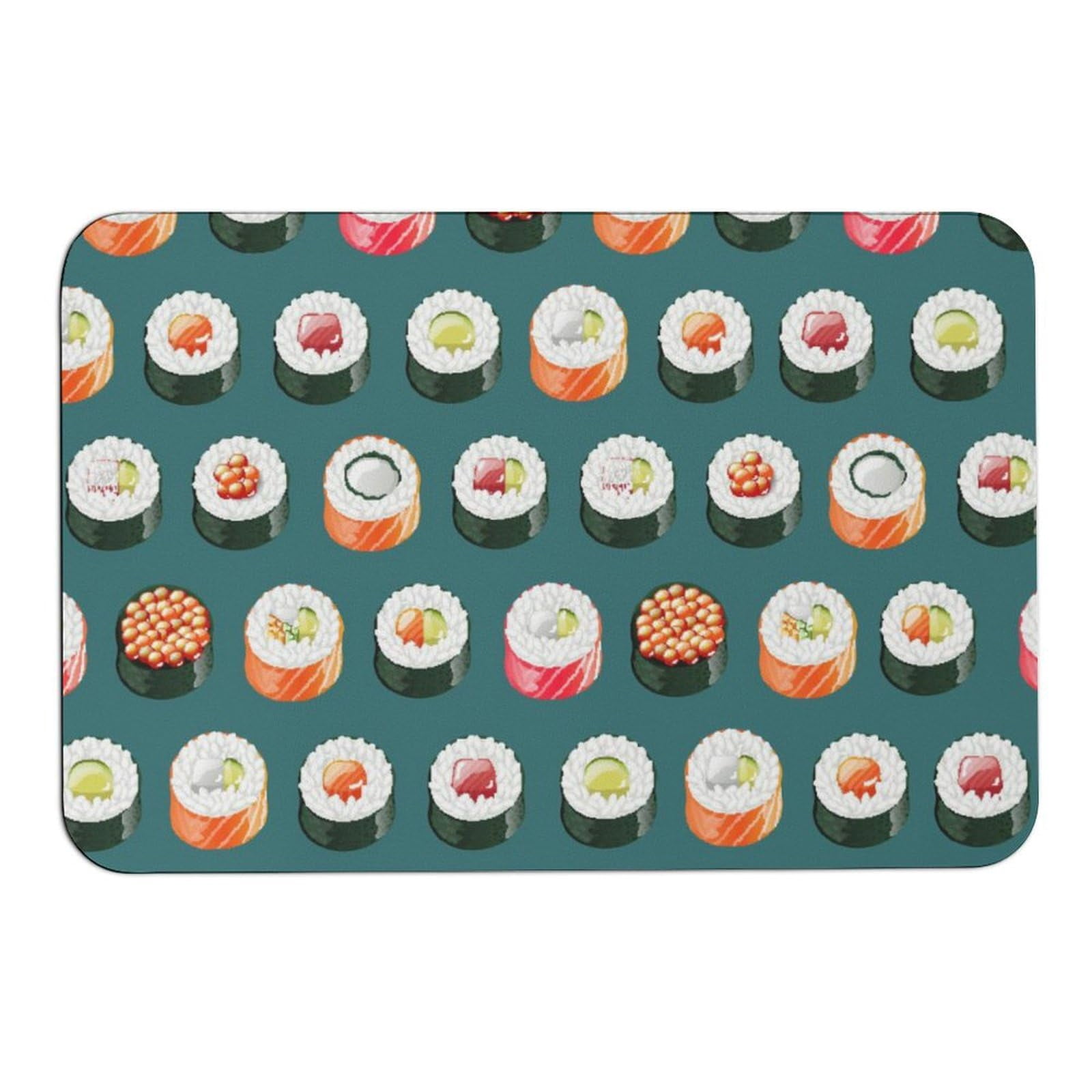 Kawaii Style Sushi Entrance Door Mat Rug fors Japanese Style Bath ...