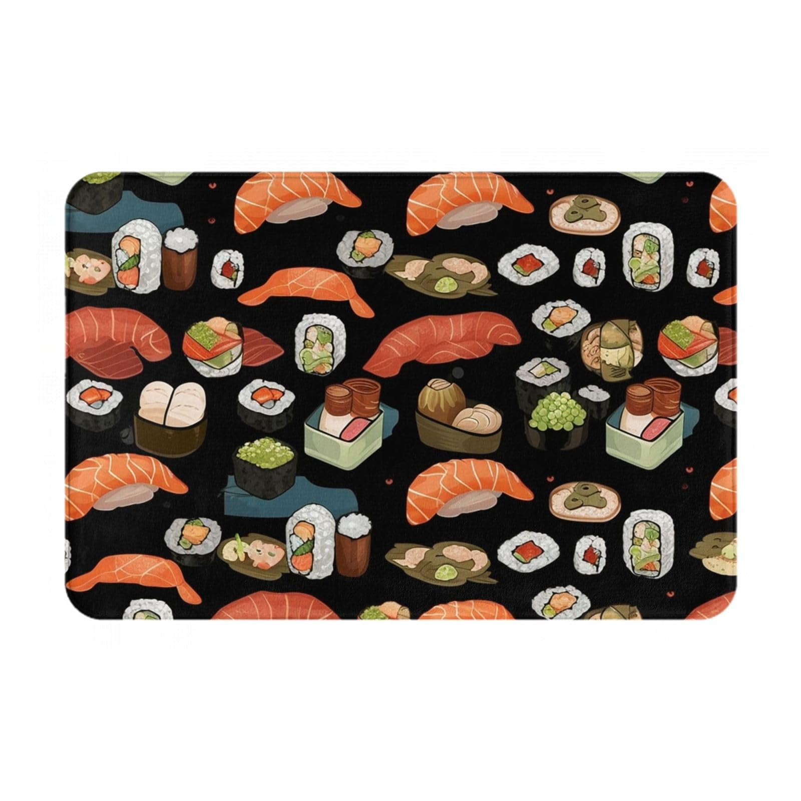 Kawaii Style Sushi Entrance Door Mat Rug fors Japanese Style Bath ...