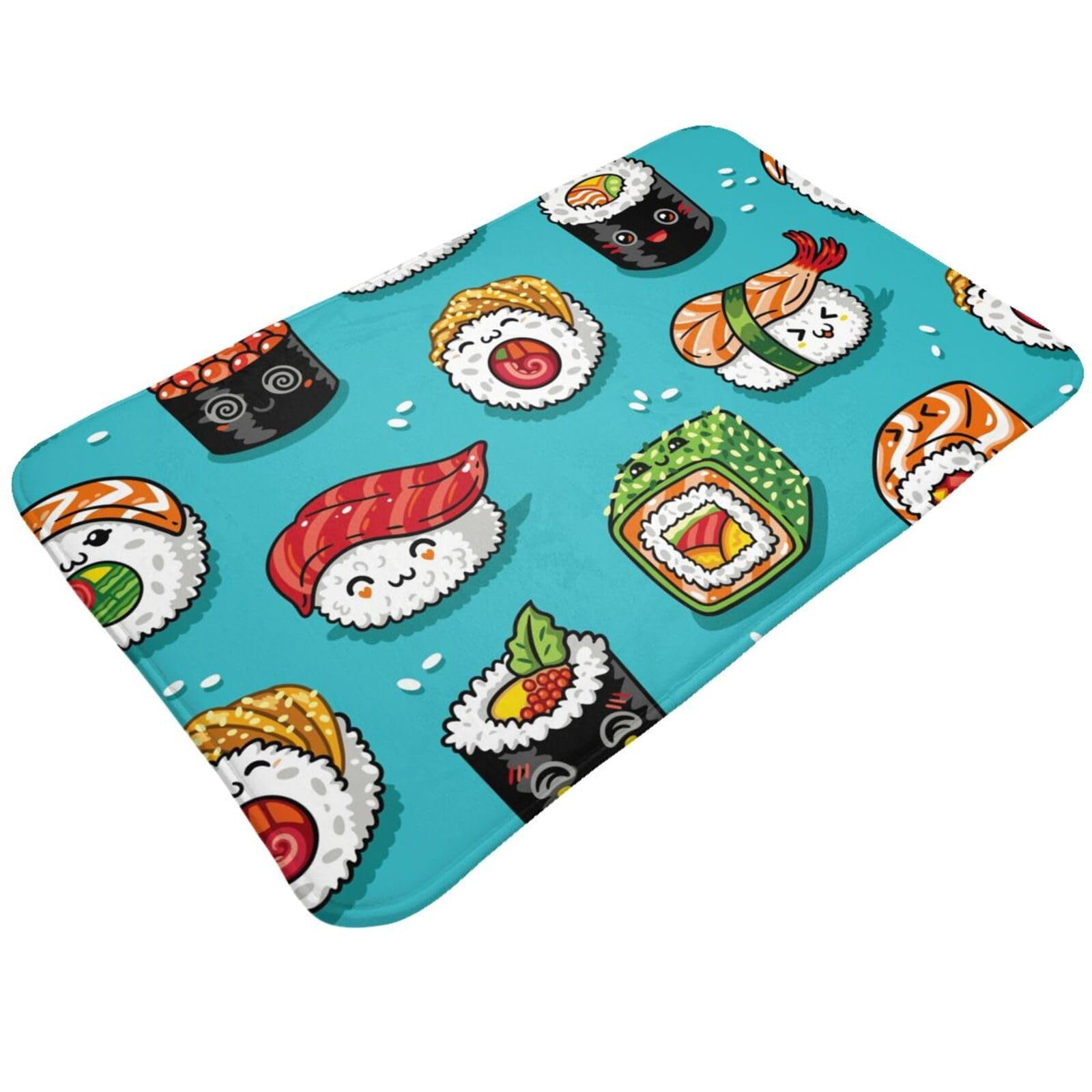 Kawaii Style Sushi Entrance Door Mat Rug fors Japanese Style Bath ...
