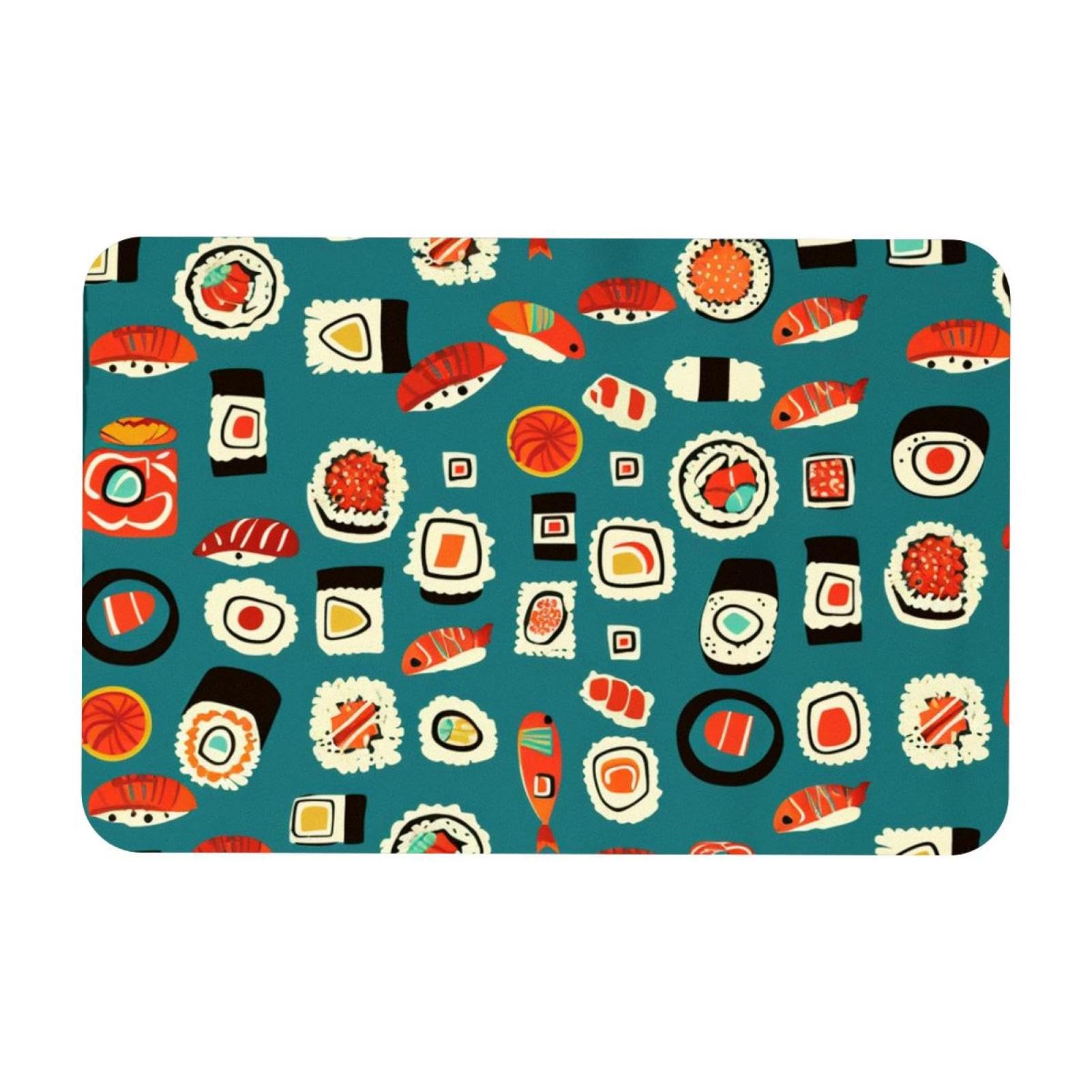 Kawaii Style Sushi Entrance Door Mat Rug fors Japanese Style Bath ...