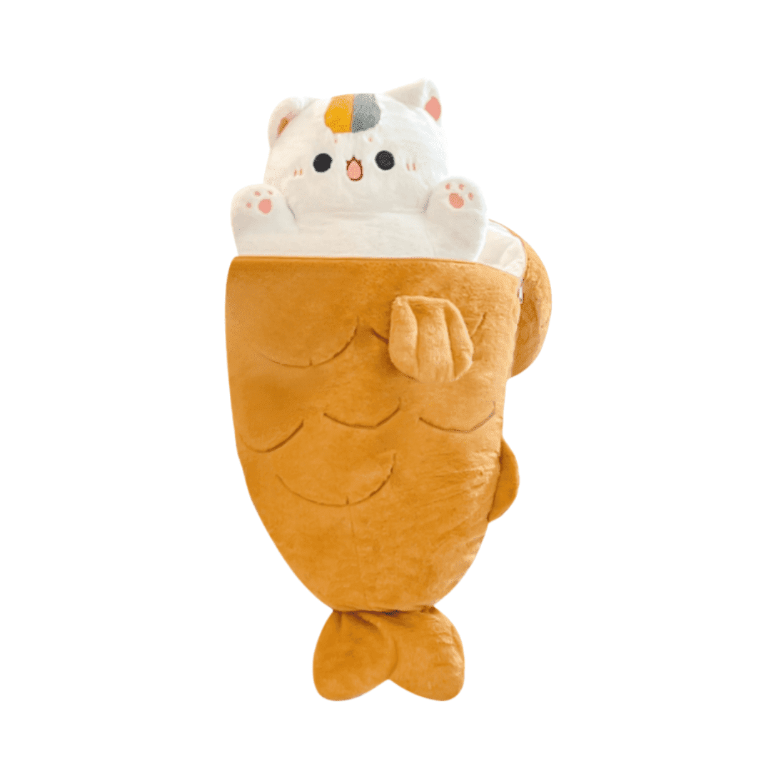 Kawaii Taiyaki Cat and Rabbit Plush Toy Stuffed Animal Doll, Anime ...