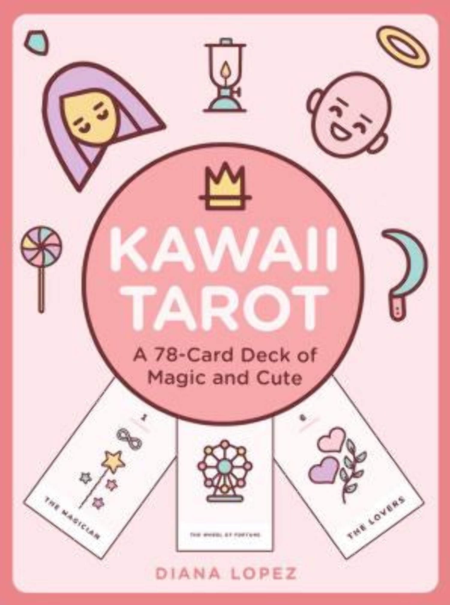 Kawaii Tarot card deck - Pink Tarot cards - Walmart.com