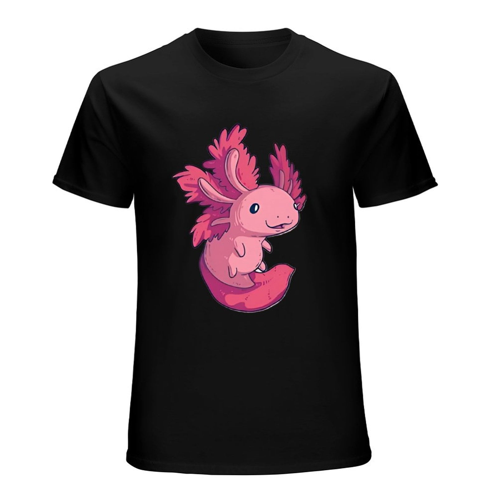 Kawaii Tiny Axolotl Men's T-Shirt Cute and Charming Kawaii Tiny Axolotl ...