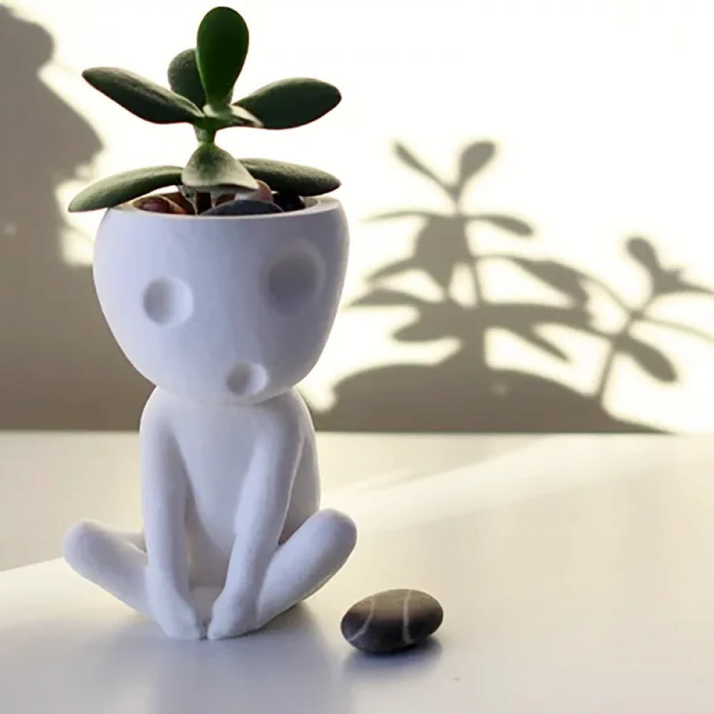 Kawaii Tree Elves Planter Pot Kodama Gardening Pot Small Plant Holder ...