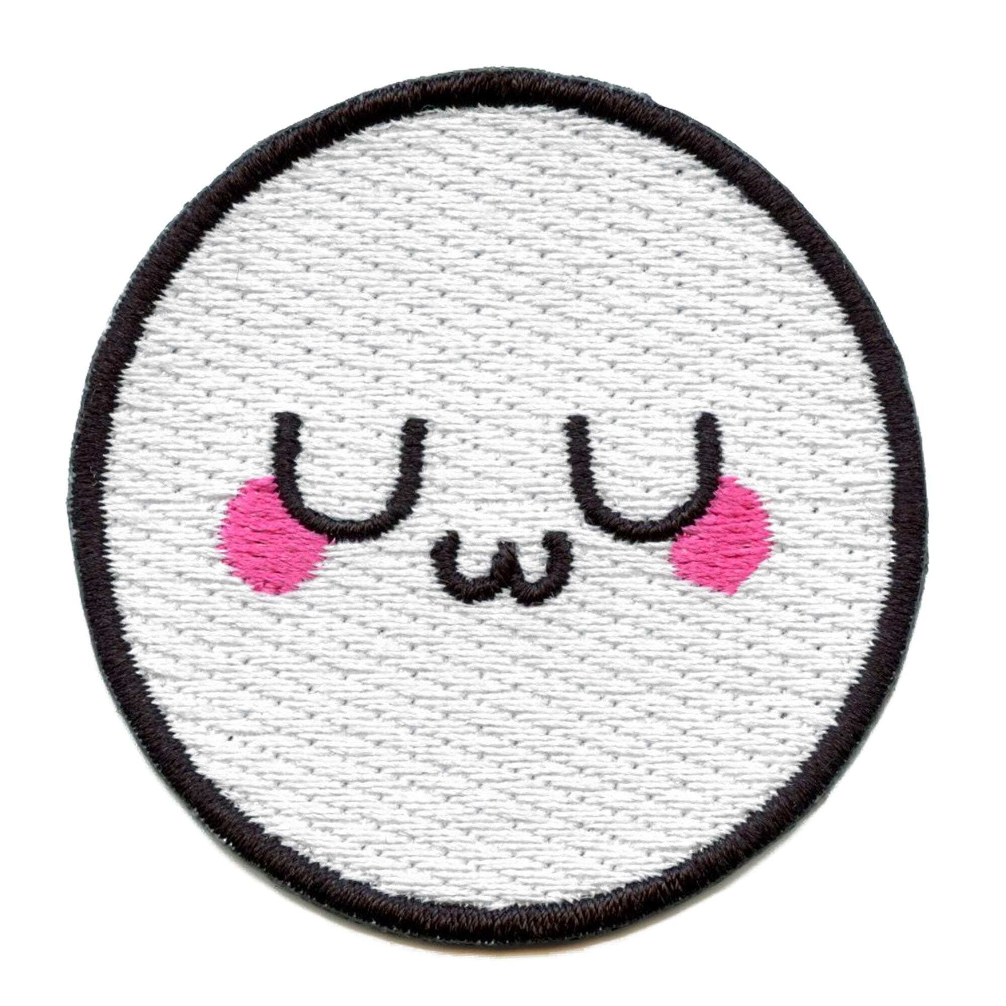 Kawaii UwU Face Patch Cute Anime Japanese Embroidered Iron On - Walmart.com