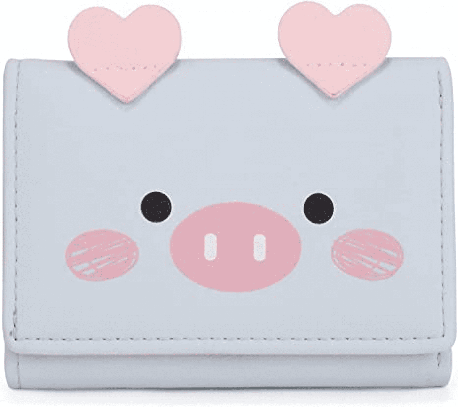 Kawaii Wallet for Girls Cute Pig Women Purse Card Bill Holder Organizer ...