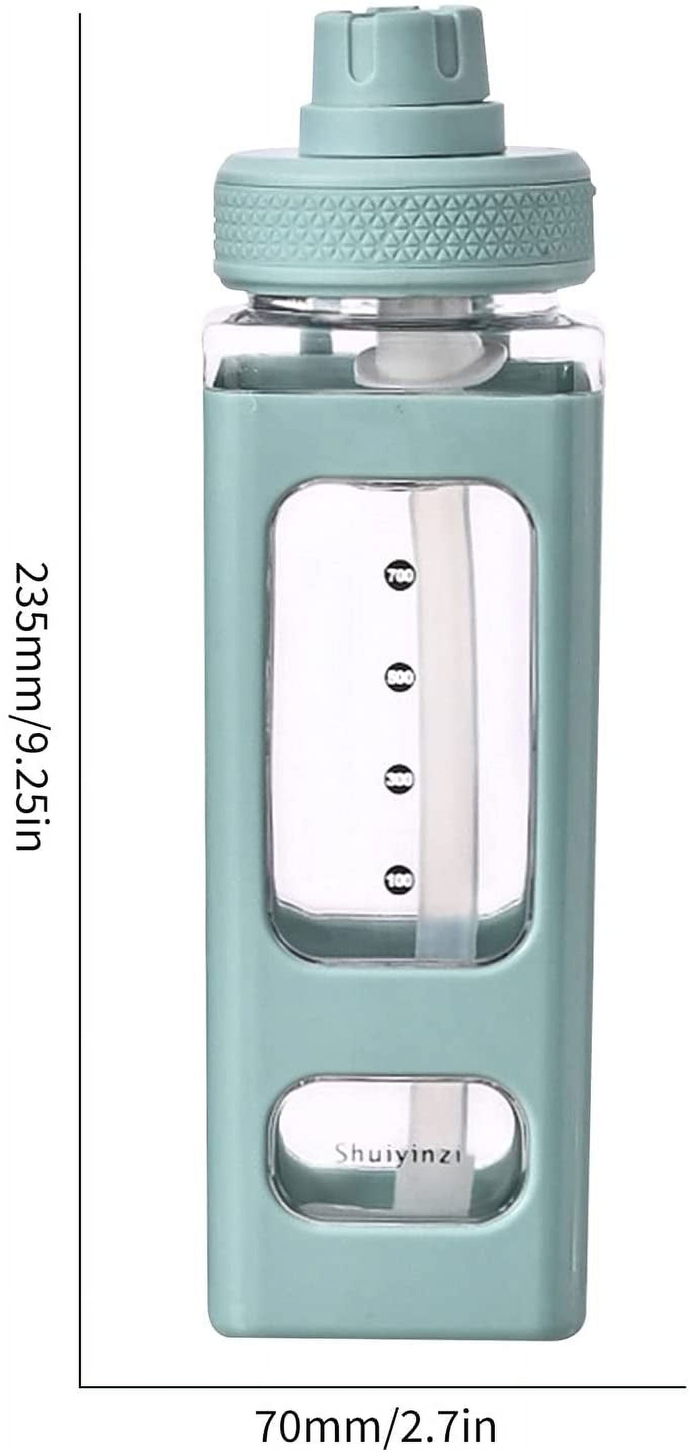 Kawaii Water Bottle With Straw And Sticker 23.6Oz No Leak Large Cute Kawaii Bear Water Bottles ...