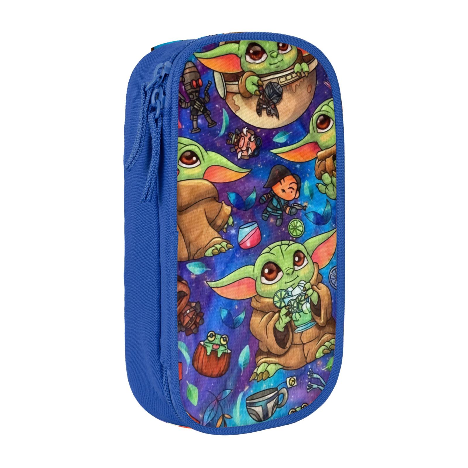 Kawaii Yoda-Baby Pencil Case – Large Capacity Aesthetic Pen Organizer ...