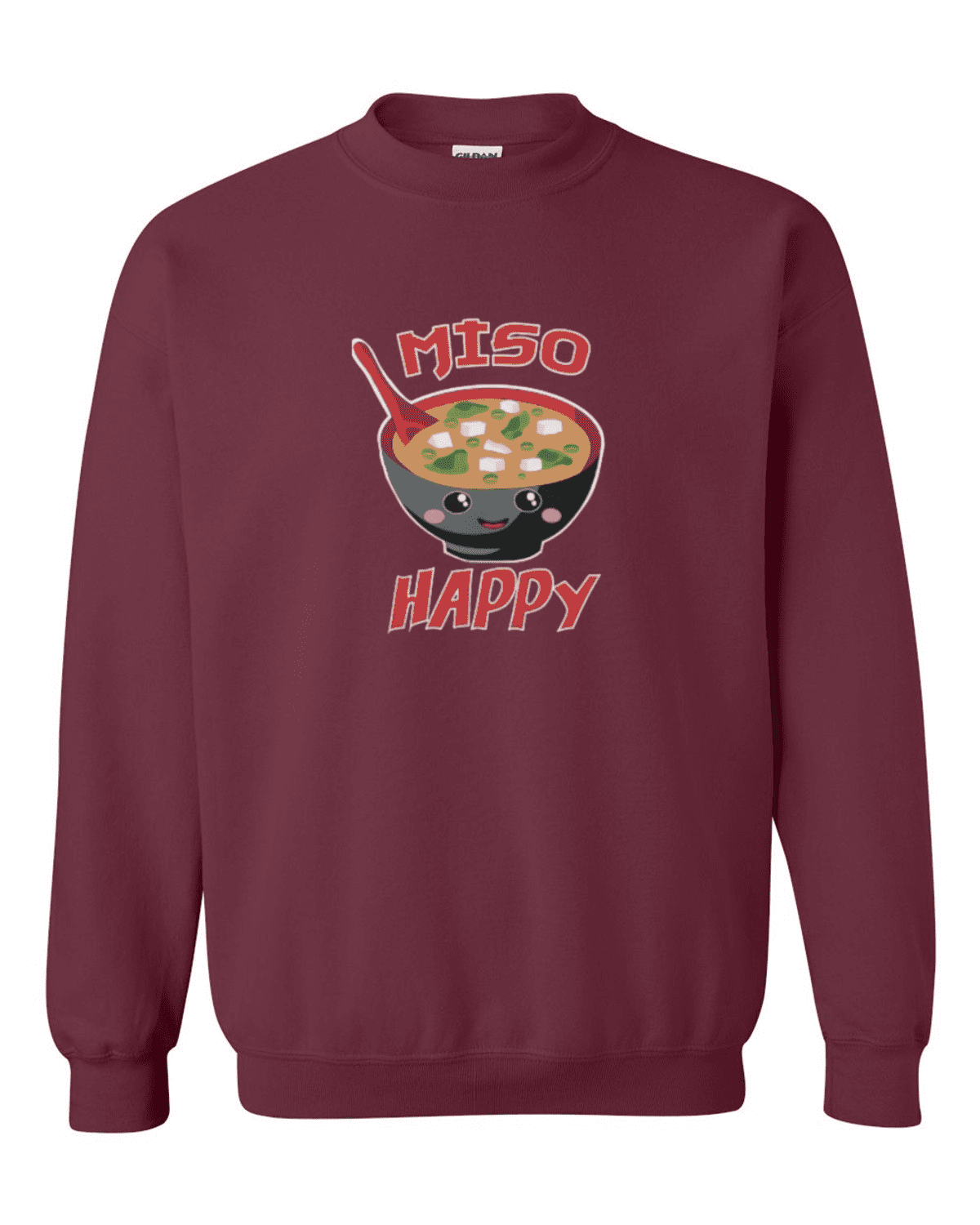 Kawaii You Make Miso Happy Cute Japanese Food Pun Quote Graphic ...