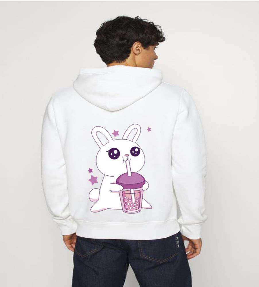 Kawaii bubble tea bunny Hoodie - Walmart.com