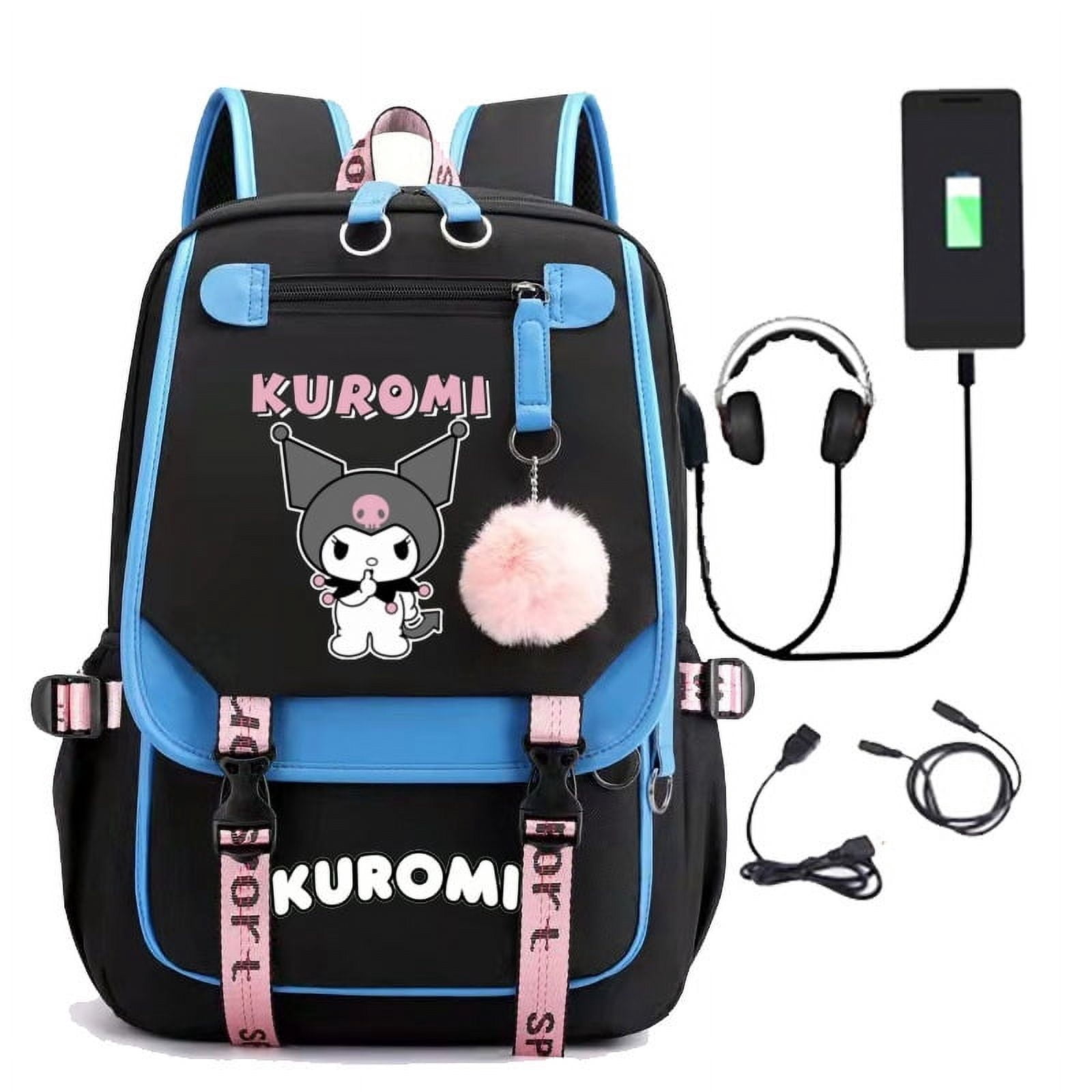 Kawaii cartoon Kuromi bag Kuromi shoulder bag cute Kuromi wallet My ...