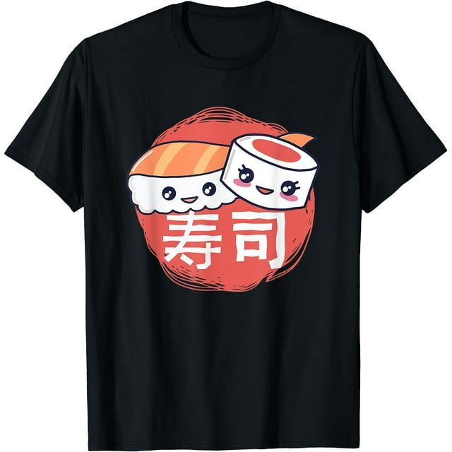 Kawaii cute anime Sushi for Anime Fans T-Shirt - Walmart.com