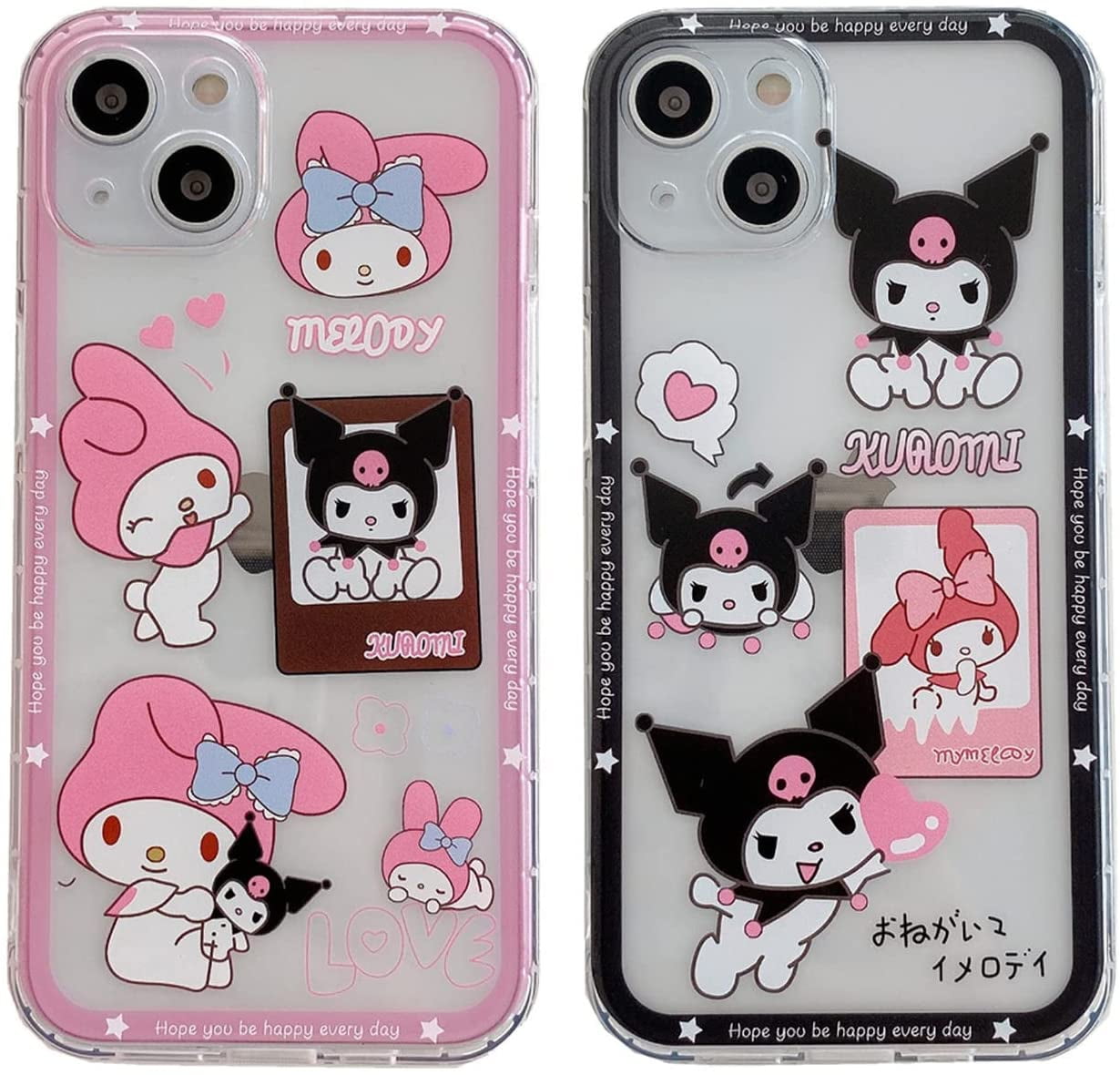Kawaii iPhone XR Case 2 Pack Cute Cartoon Lovely Little Devil Fun ...