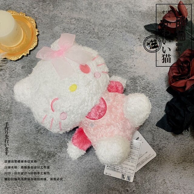 Kawaii long hair pillow hello Kitty Plush Doll TOYS Stuffed Sanrio ...