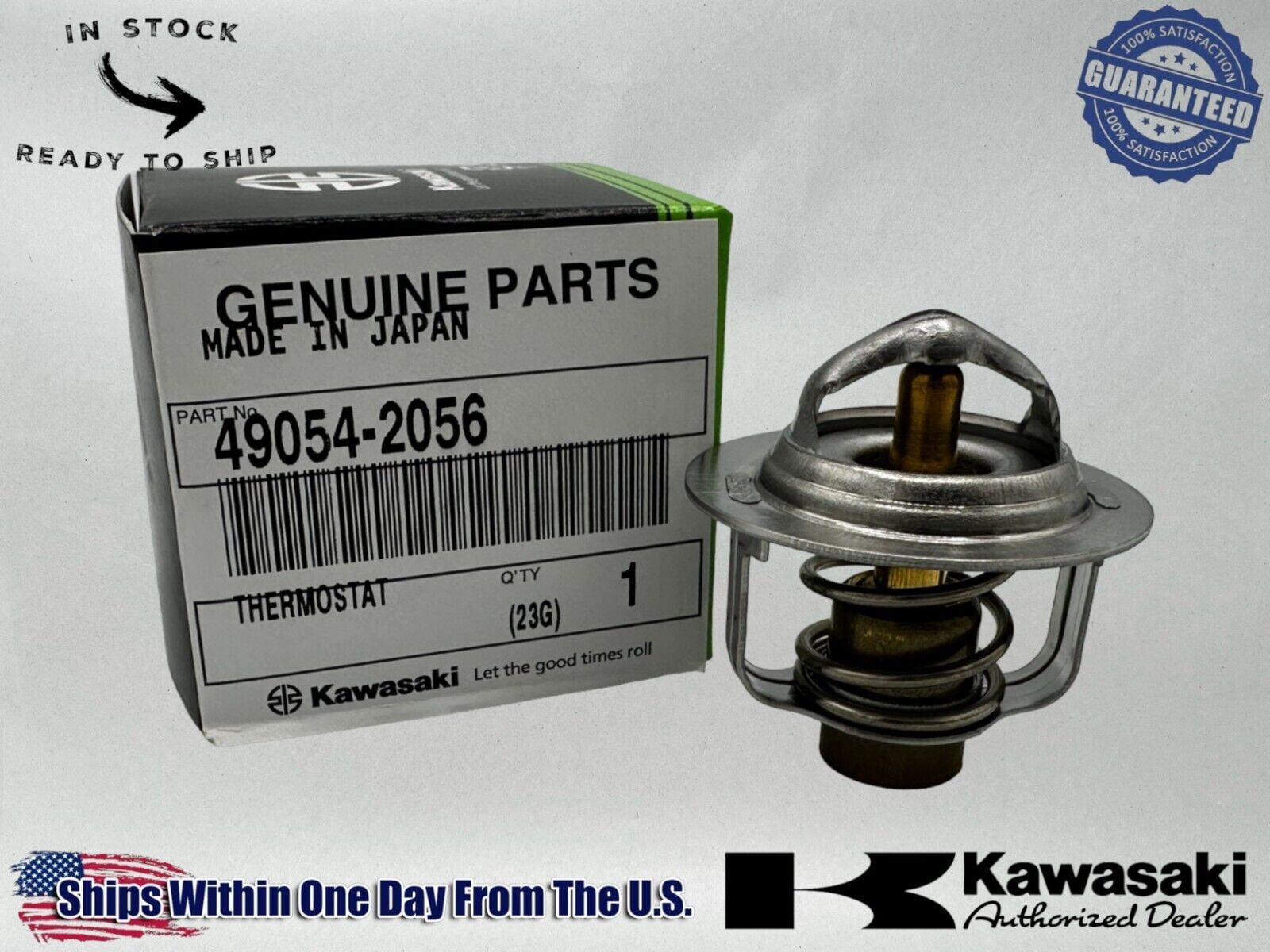 Kawasaki Genuine OEM Authentic Thermostat 49054-2056 - Walmart.com