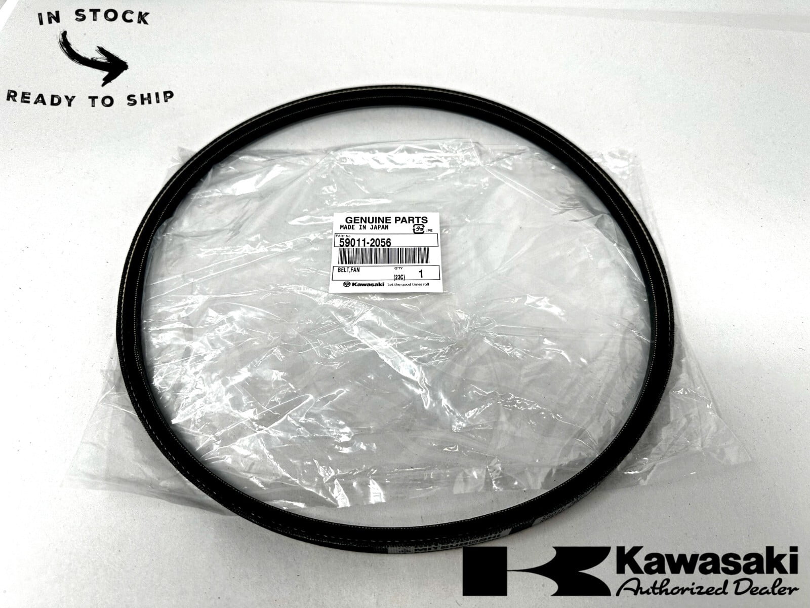 Kawasaki Genuine OEM Fan Belt 59011-2056 - Walmart.com