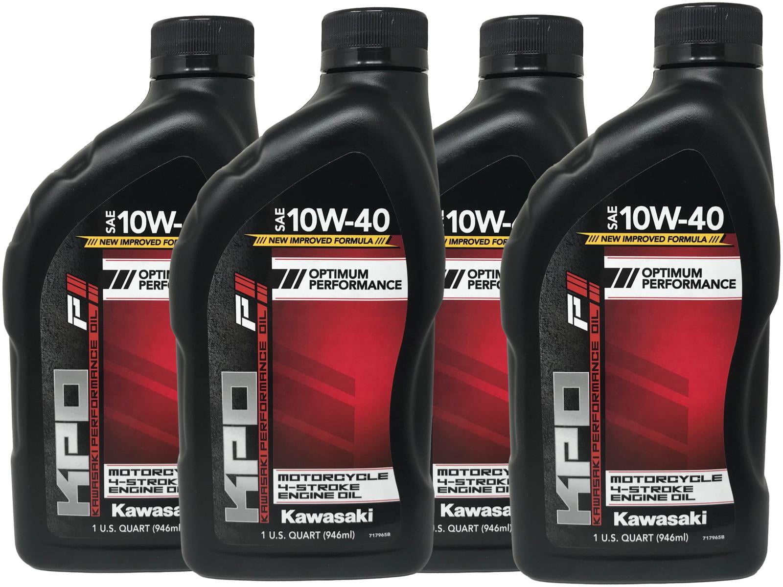 Kawasaki Genuine OEM KPO Motorcycle 10W-40 Oil Quart K61021-101-01Q - 4 ...