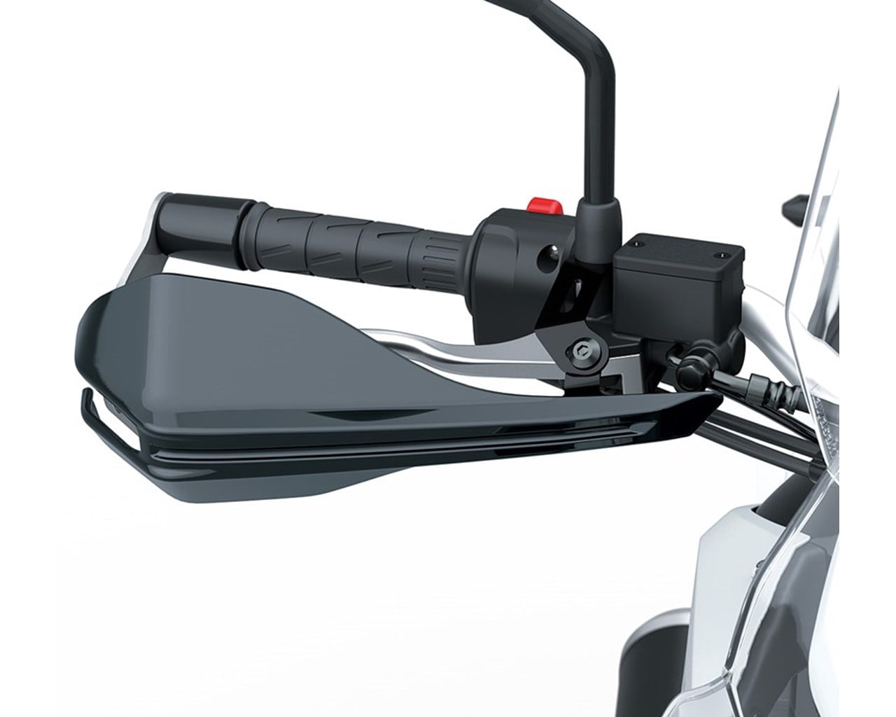 Kawasaki Hand Guard Shell Kit Set , Black KLE500 2026+ Kawasaki KLE500 ...