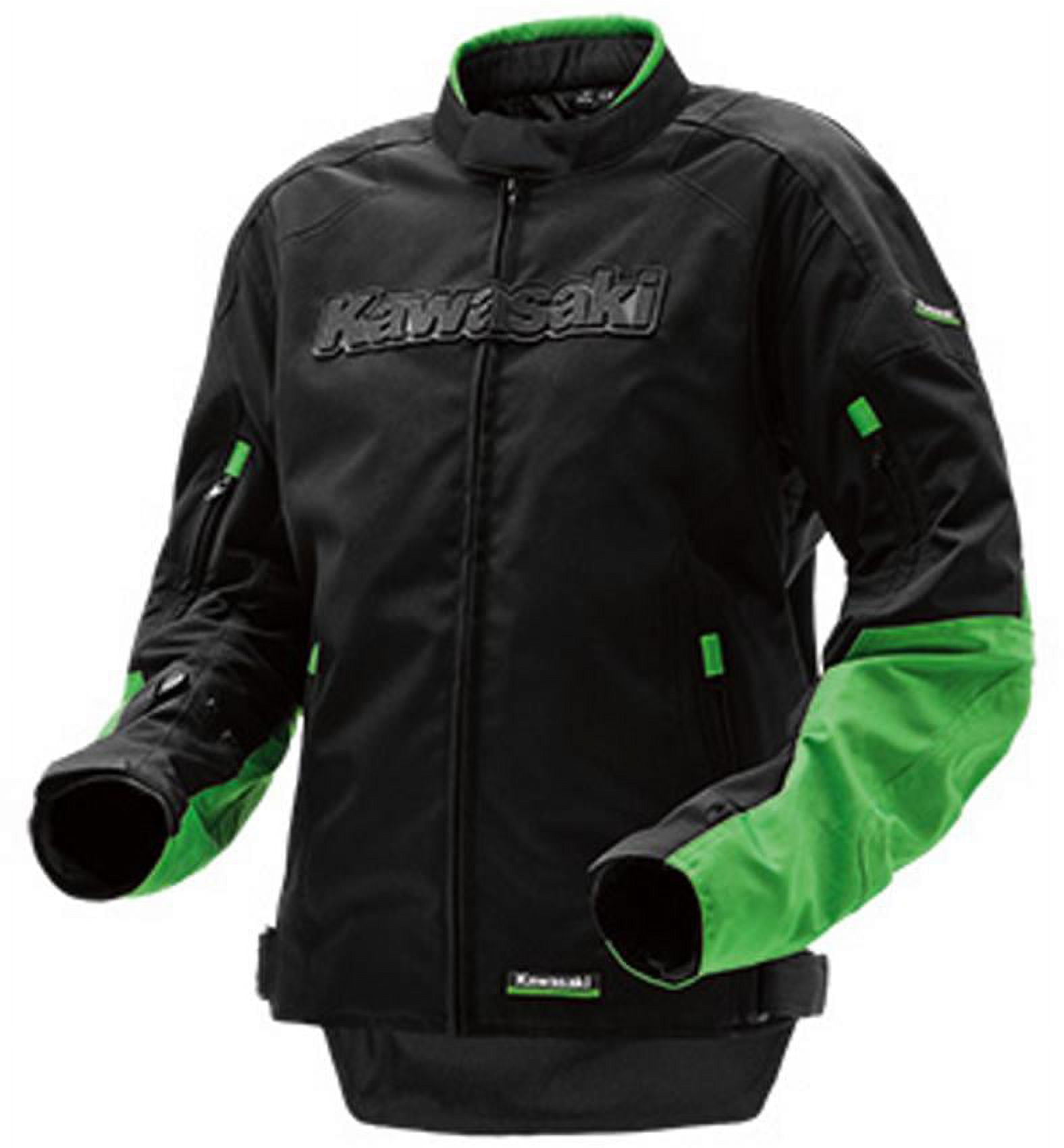Kawasaki Limited Edition Riding Textile Jacket Black Green Large ...