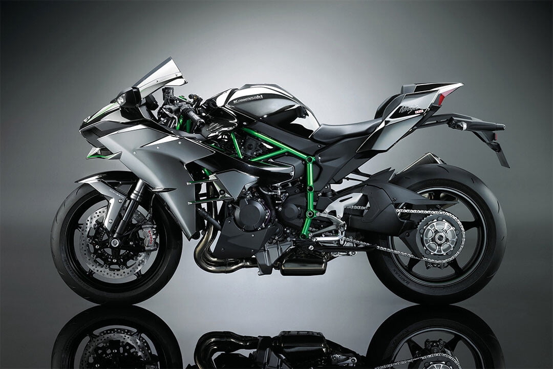 Kawasaki Ninja H2 Luxury Motorcycle Speed Wall Art Home Decor - 12x18 ...