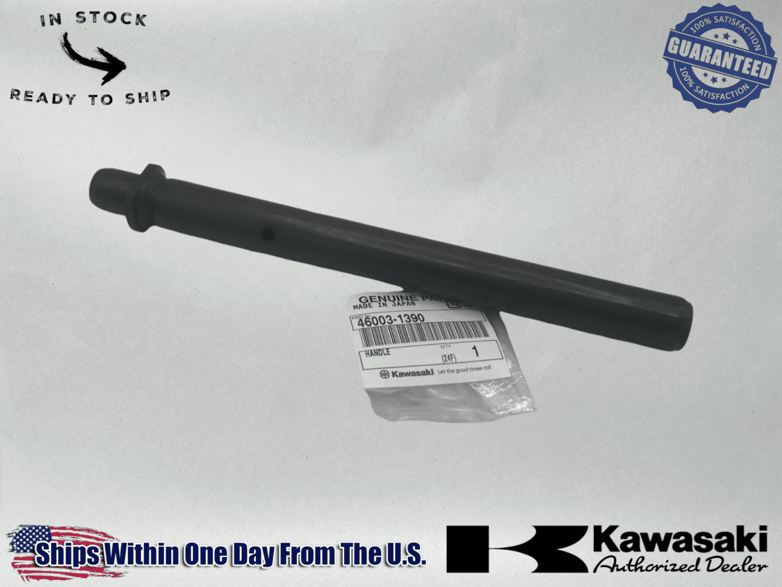 Kawasaki OEM 1994-2009 Ninja 500 500R EX500 OEM Handlebar 46003-1390 1 ...