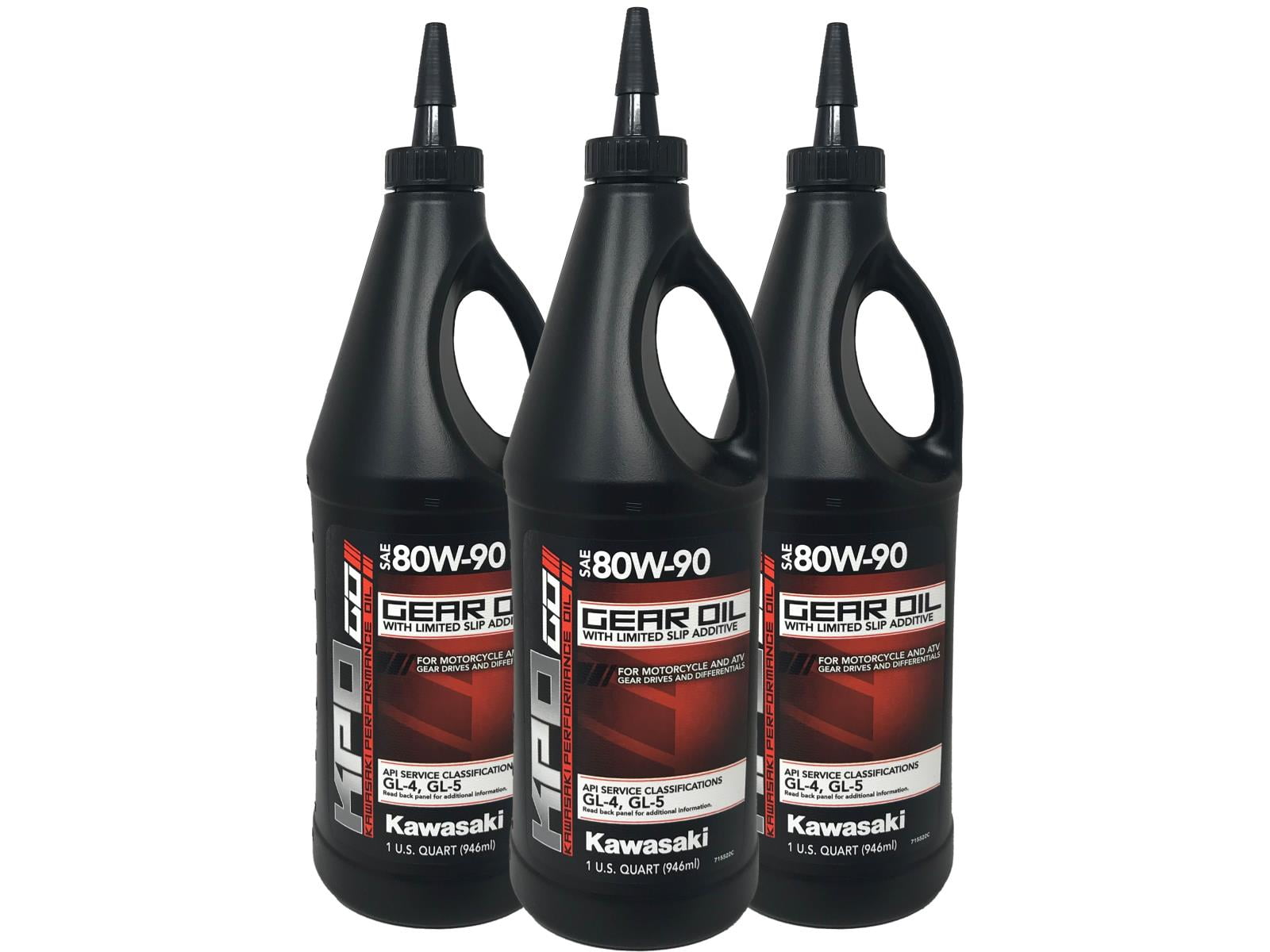 Kawasaki Genuine OEM KPO Gear Oil with Limited Slip Additive - 3 Quart ...