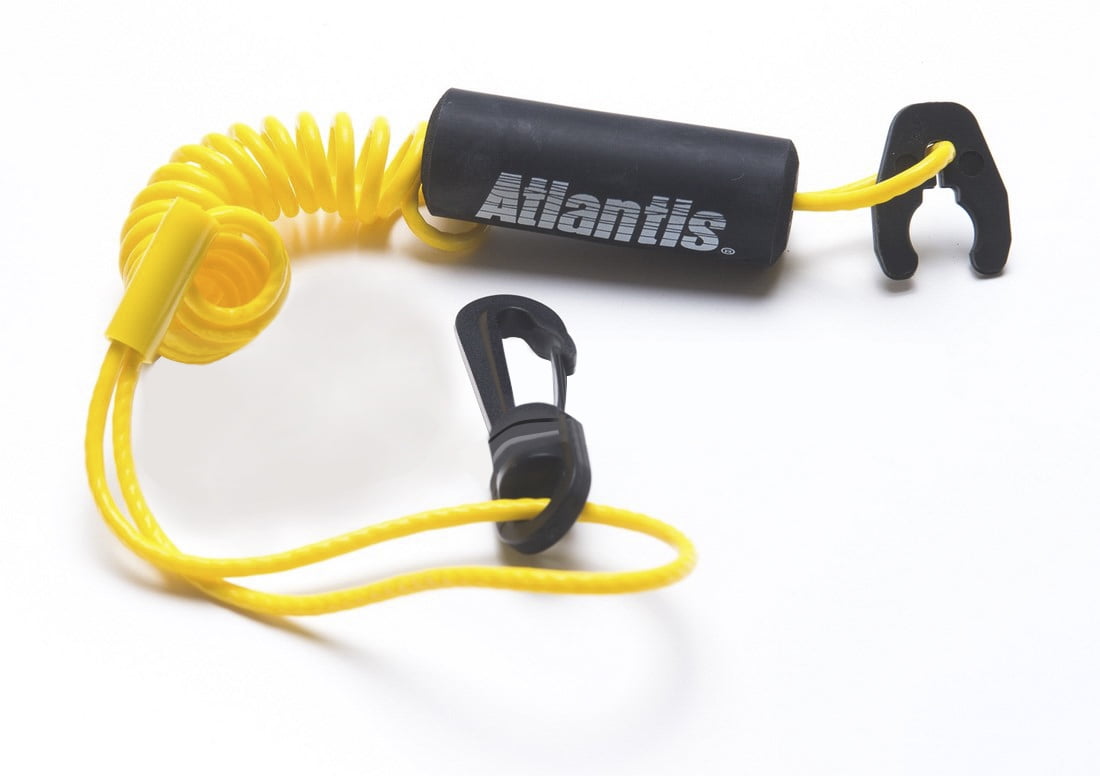 Kawasaki PWC Jet Ski Stop Kill Key Floating Safety Lanyard Clip Yellow ...