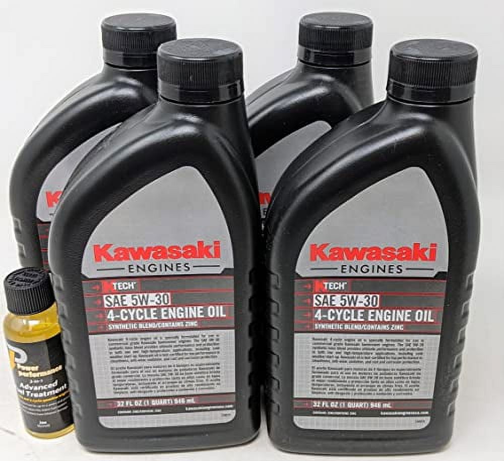 Kawasaki Pack of 4 99969-6500 Genuine OEM K-Tech SAE 5W-30 4-Cycle ...