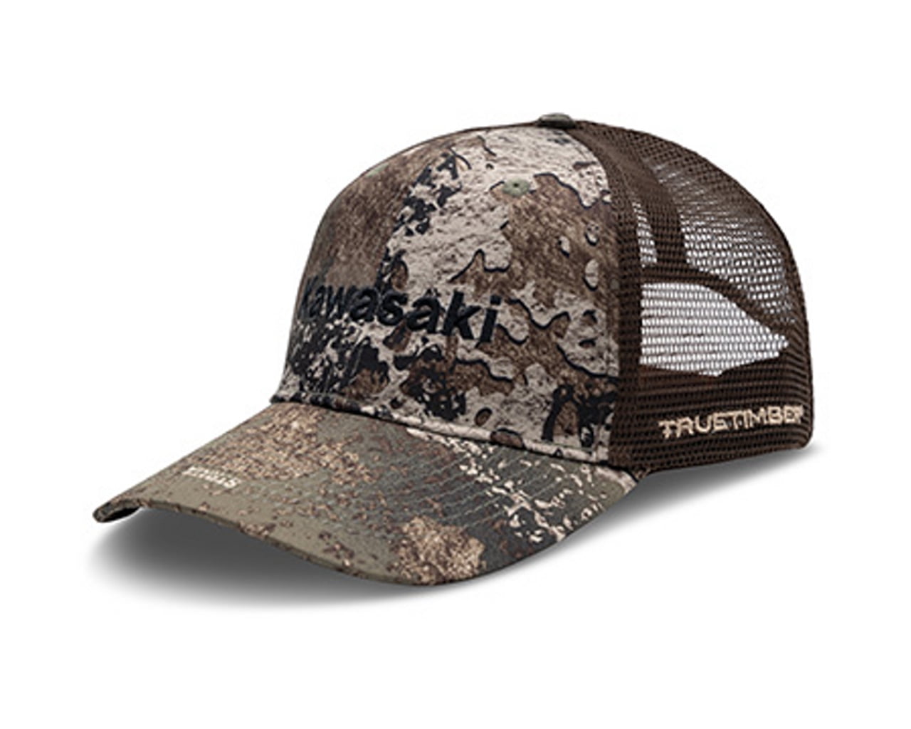 Kawasaki TrueTimber Strata Camo Back Mesh Baseball Cap Adult K004-4120 ...