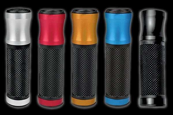 Kawasaki Universal Aluminum and Rubber Grips With Open Ends - Walmart.com