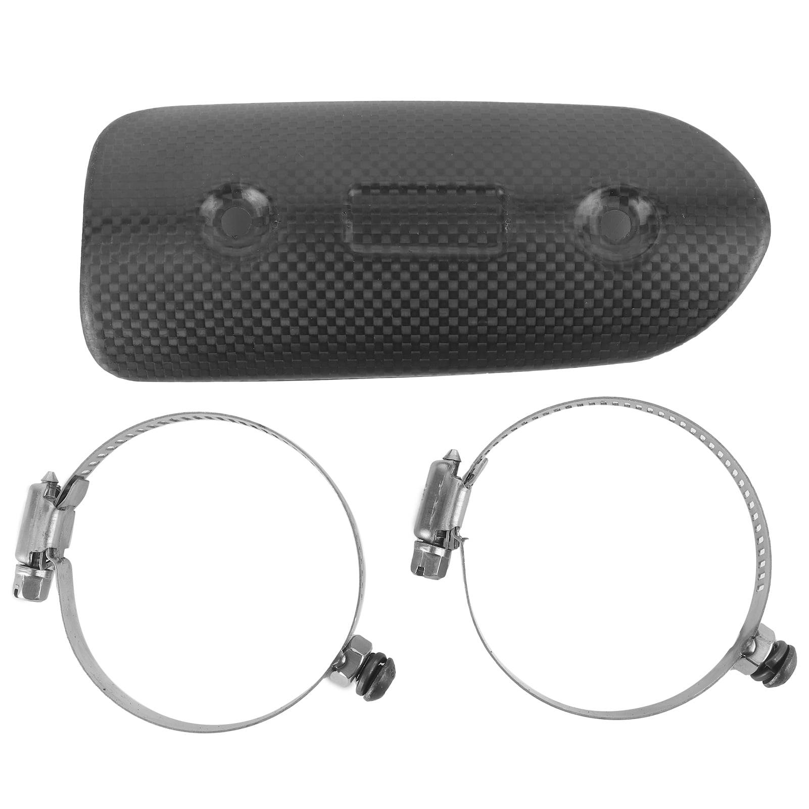 Kawasaki Universal Dry Carbon Fiber Exhaust Midpipe Heat Shield Guard ...