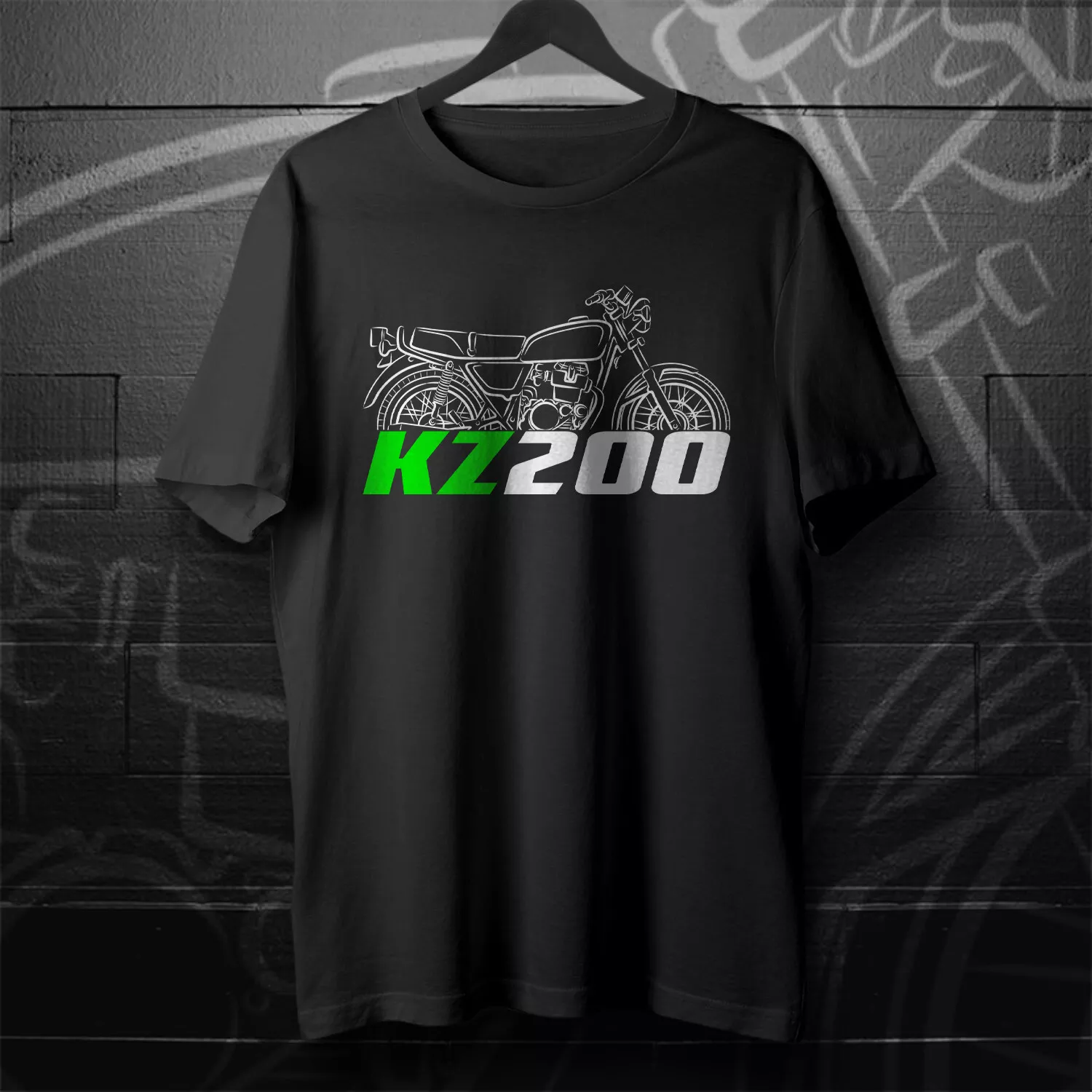 Kawasaki Z200 & KZ200 1977-1984 - Motorcycle T-Shirt for Riders ...