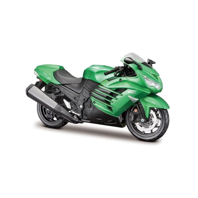 Kawasaki ZX-14R Ninja Motorcycle Kit [1:12 scale in Green] - Walmart.com
