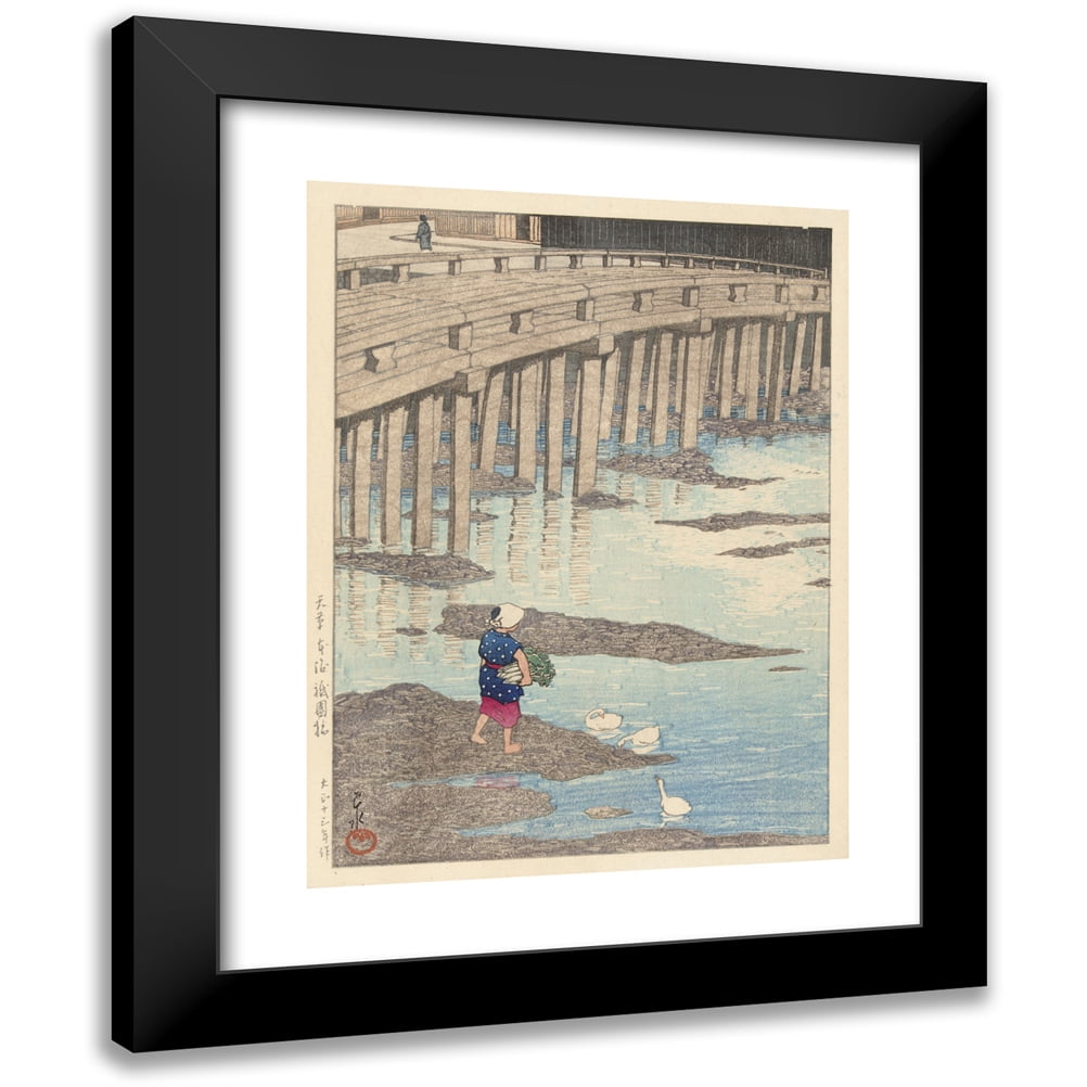 Kawase Hasui 15x18 Black Modern Framed Museum Art Print Titled - The ...
