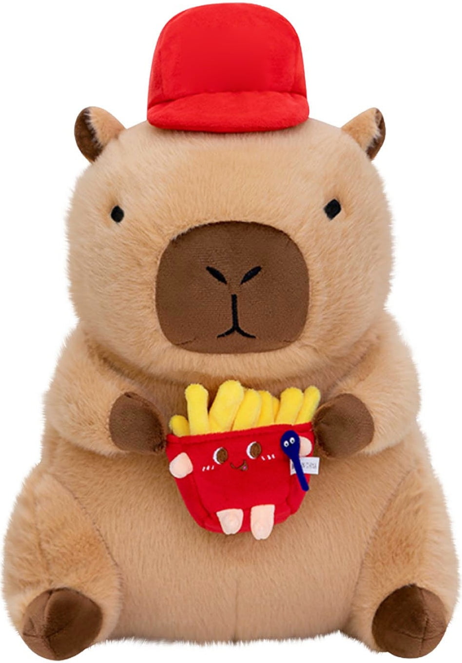 Kawayii French Fries Capybara Plush Toy - (3 Sizes) Cute Huggable ...