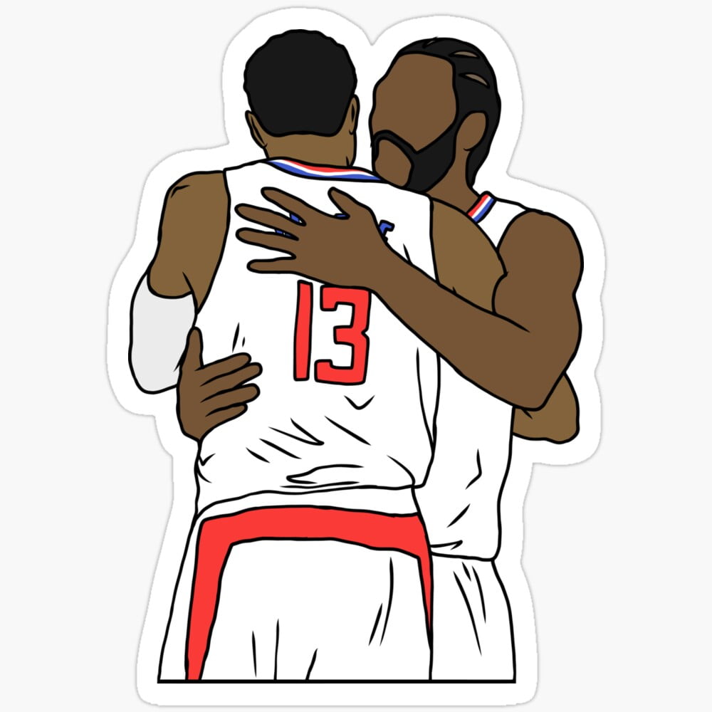 Kawhi And Paul George Sticker Phone Decal Water Bottle Stickers Car ...