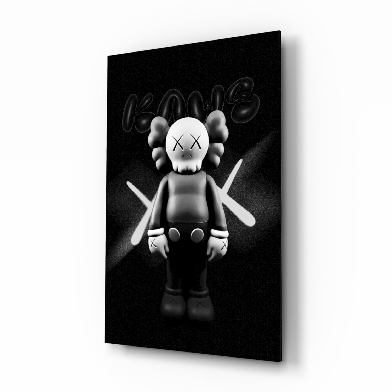 Kaws Glass Wall Art || Designer Collection - Walmart.com