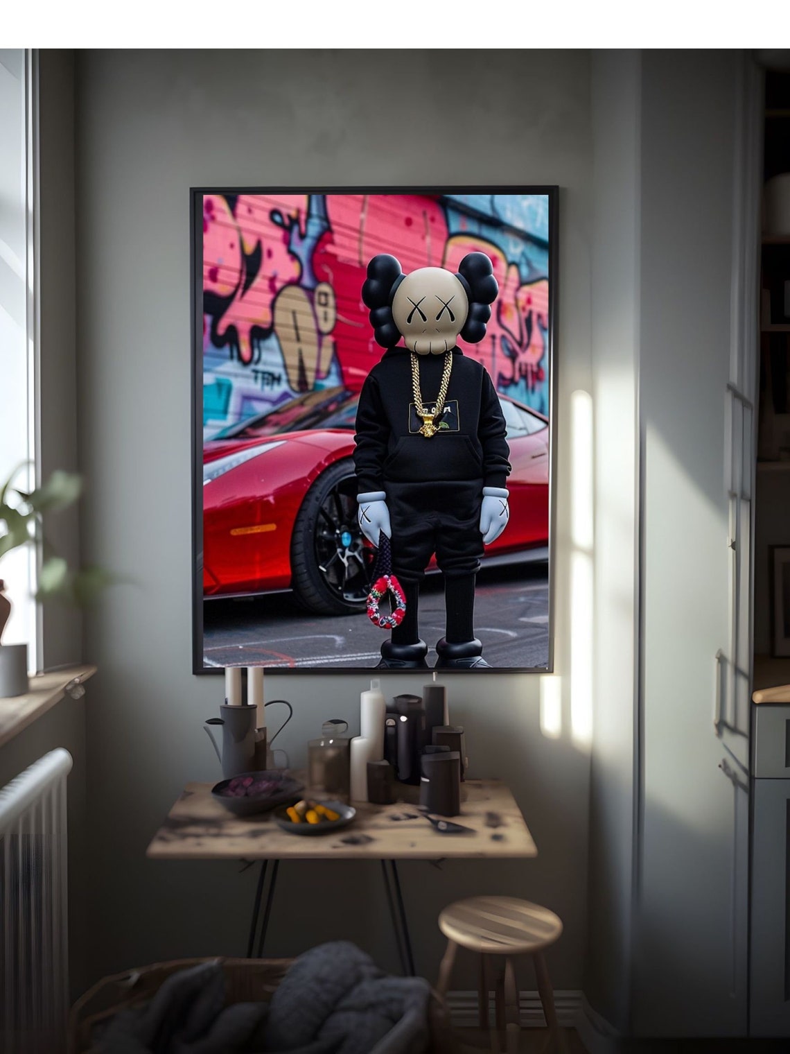 Kaws poster, Printables Minimalist Hypebeast Kaws Figure Poster, Kaws ...