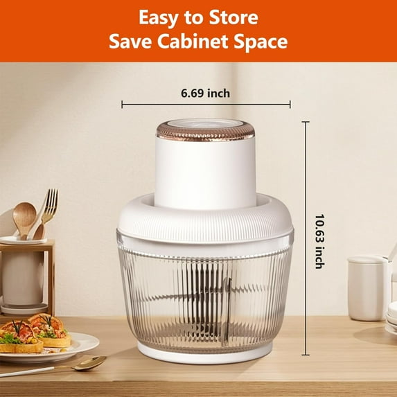 Kawu Electric Food Processor, Electric Meat Grinder & Vegetable Chopper ...