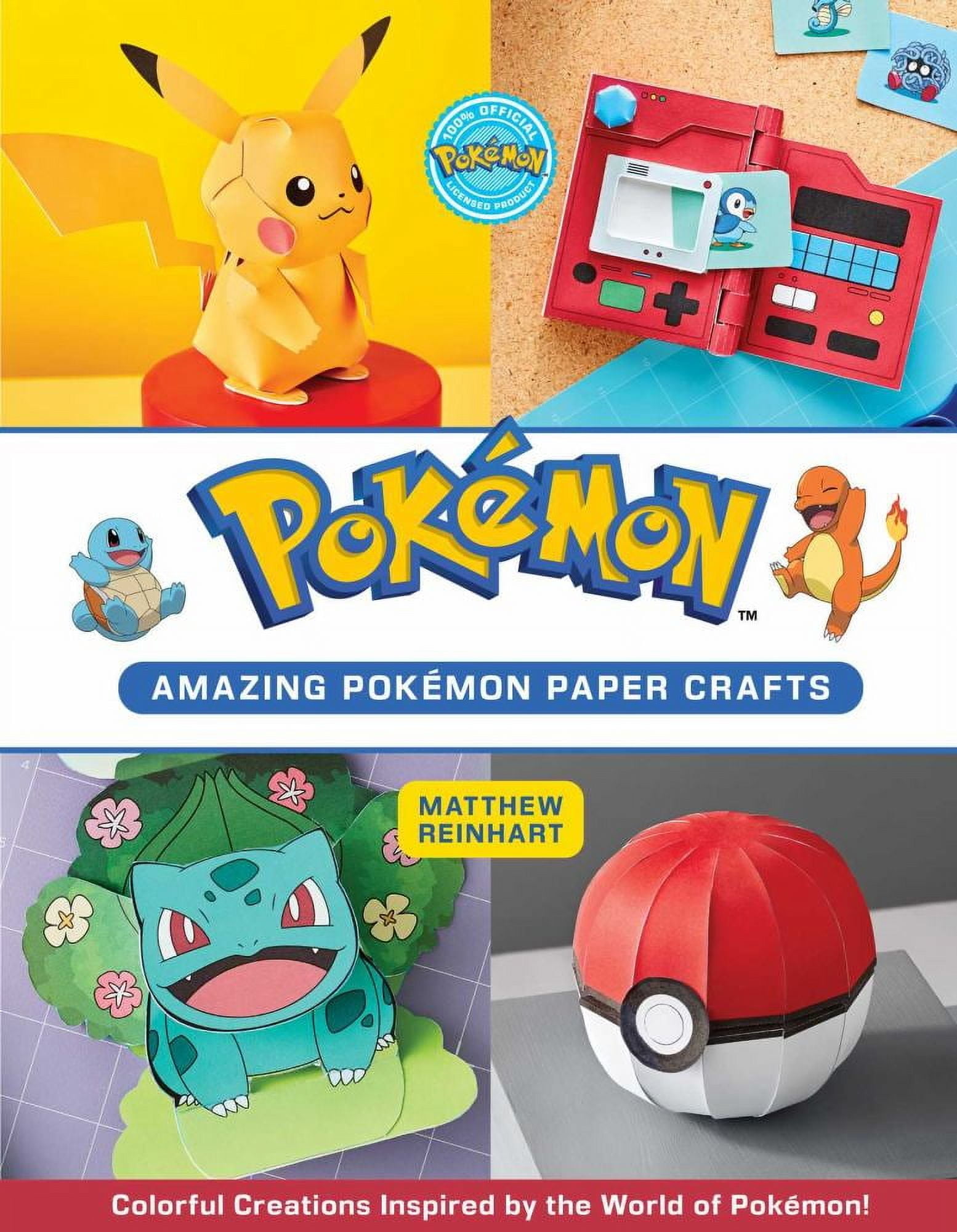 Amazing Pokémon Paper Crafts: Colorful Creations Inspired by the World ...