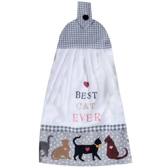 Kay Dee Designs Best Cat Ever Tie Towel - Walmart.com